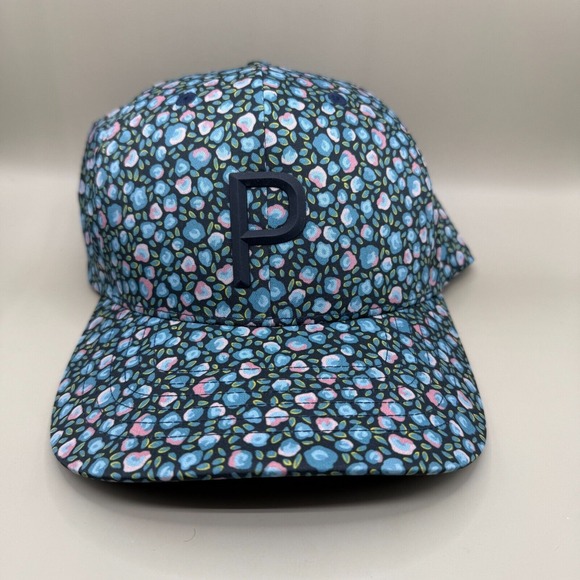 Puma | Accessories | Puma Hat Soto Tech P Golf Cap Floral Snapback Flex ...